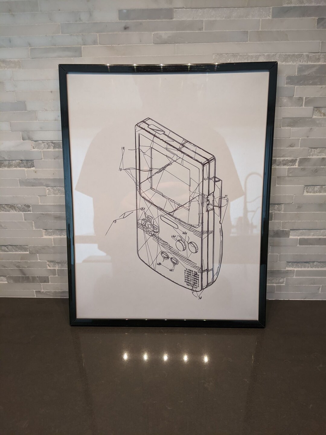 Retro Gaming Console || Single One Line Pen Drawing - Etsy