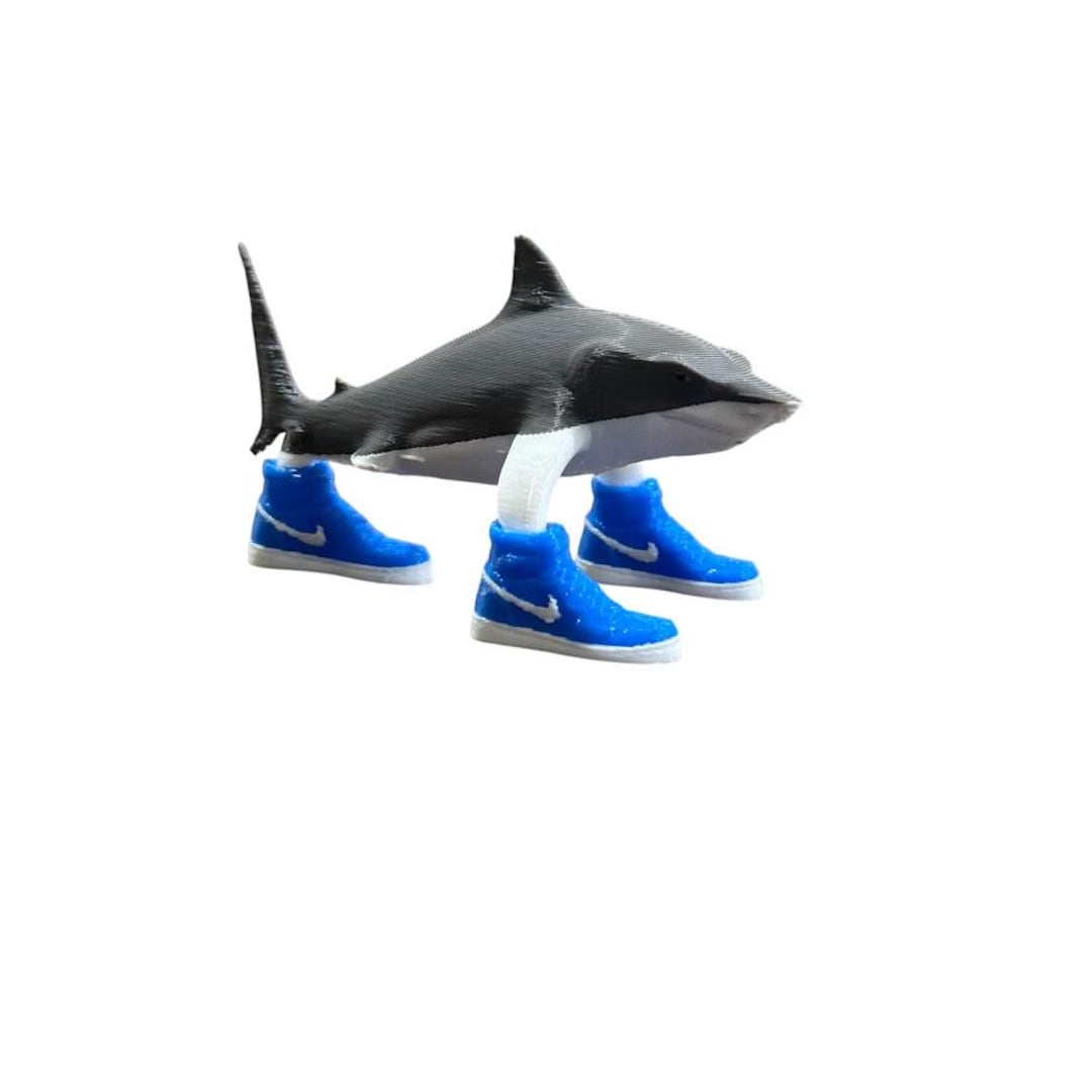 Tralalero Tralala Shark Italian Brainrot Toy - Etsy