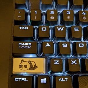 Cute Panda Keycap || for Mechanical Cherry MX Switches || - Etsy