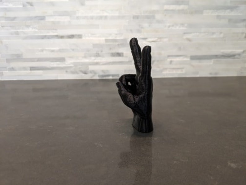 Peace Sign Mini Hand Statue - Etsy