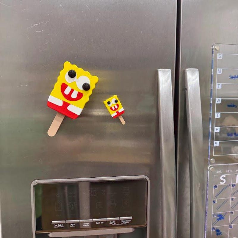 Spongebob Popsicle - Etsy UK