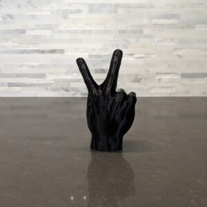 Peace Sign Mini Hand Statue - Etsy
