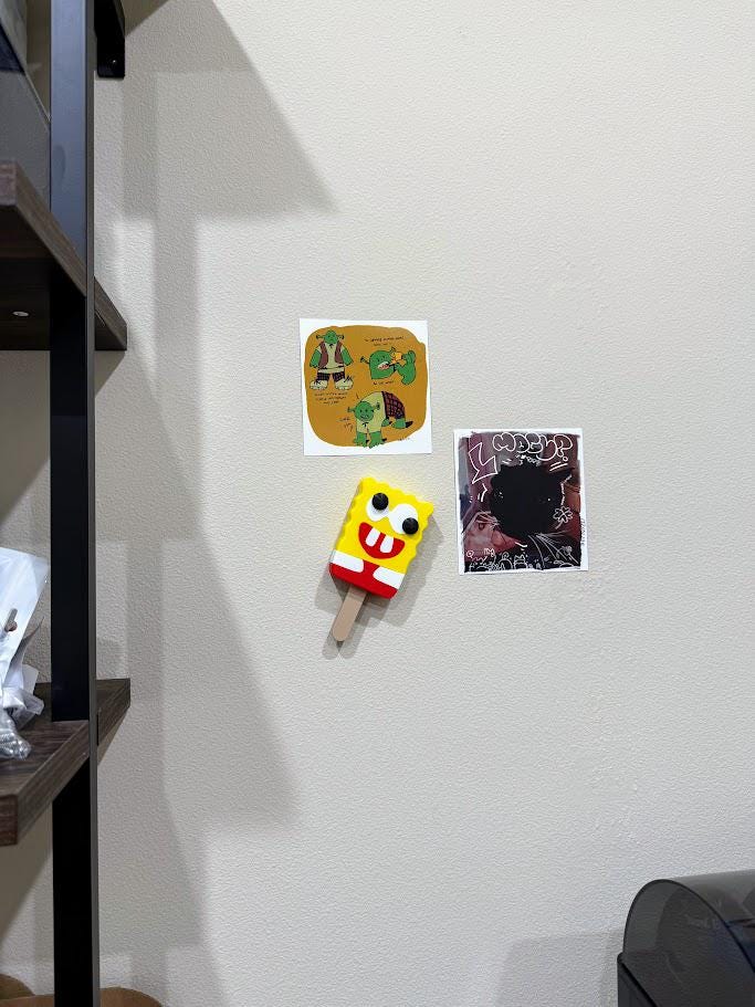 Cursed Sponge Popsicle Funny Fridge Magnet or Wall Decor - Etsy