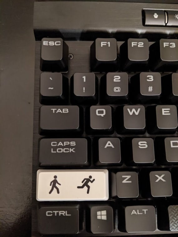 Shift Walk / Run FPS Gaming Keycap for Mechanical Cherry MX - Etsy