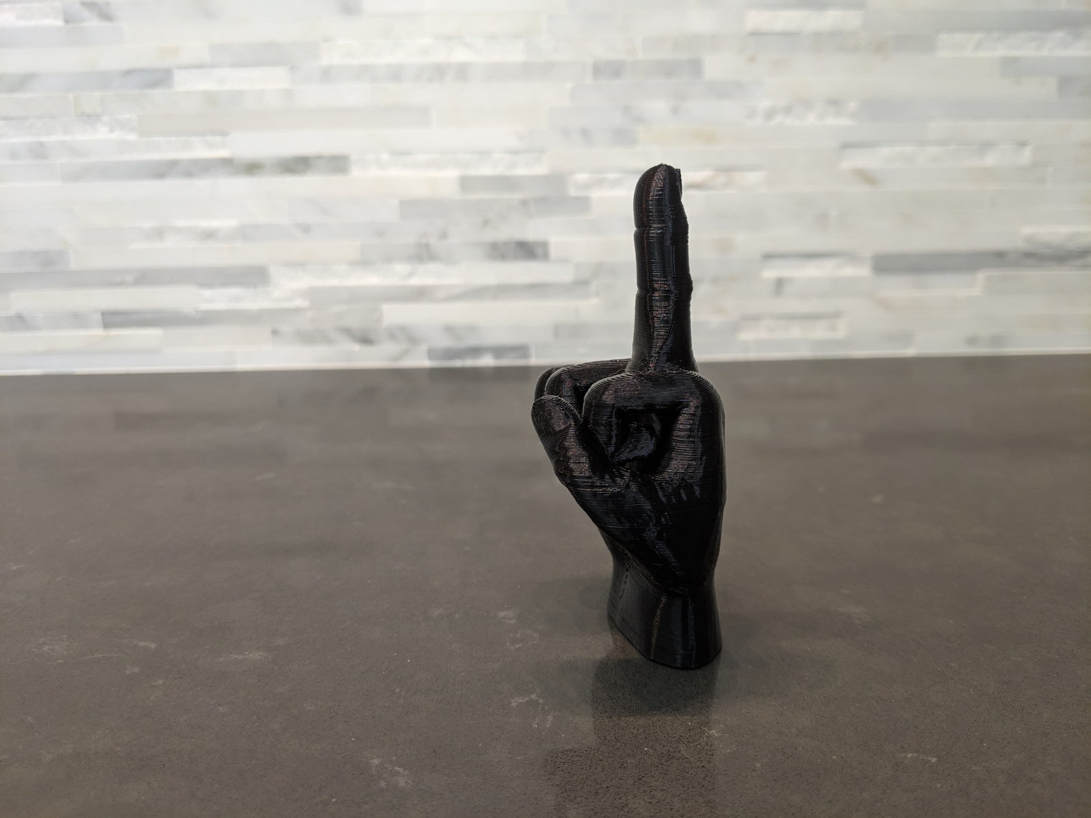 Mini Middle Finger Hand Sign Statue - Etsy
