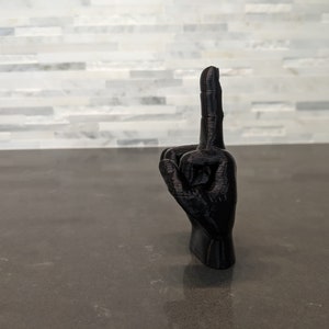 Mini Middle Finger Hand Sign Statue - Etsy