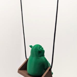 Shrek Swing Car Hanging Ornament for Rear View Mirror, Cute Decoration ...