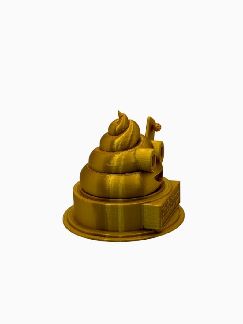 Pickleball Trophy Poop Emoji, Fun Award | the Pickle Pooper - Etsy