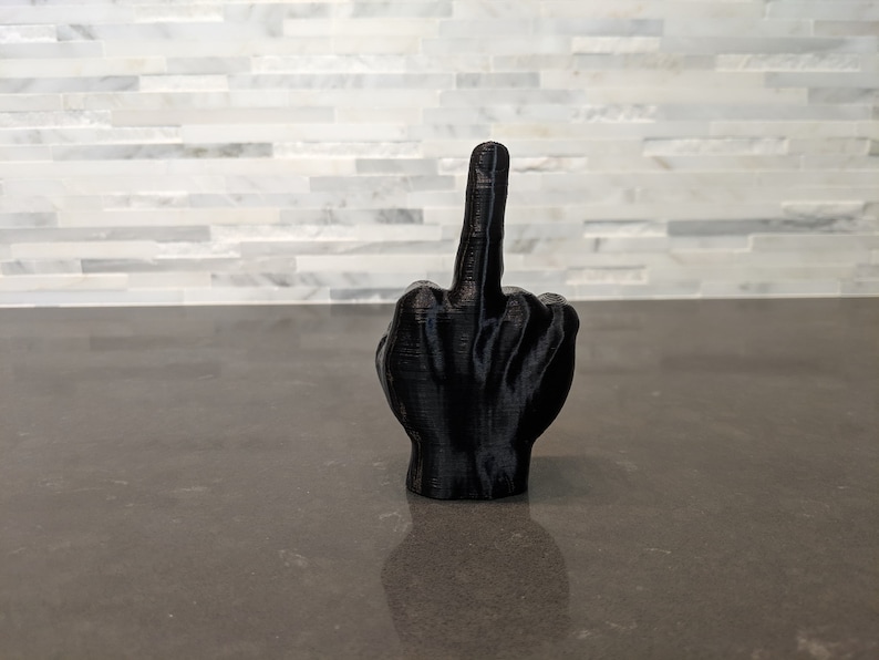 Mini Middle Finger Hand Sign Statue - Etsy