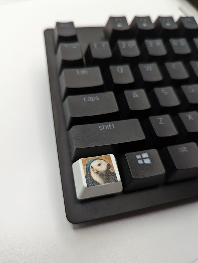 Sea Otter With Pearl Earring Keycap || for Mechanical Cherry MX ...