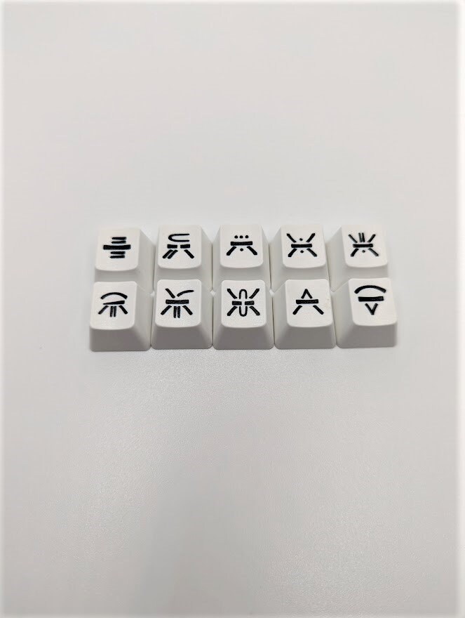 Destiny Hive Runes Keycaps for Mechanical Cherry MX - Etsy Australia