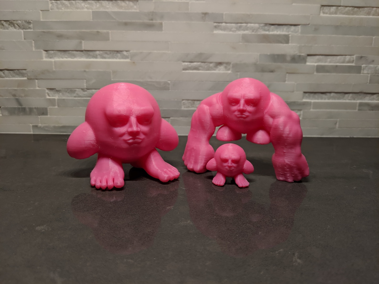 Muscular Creepy Kirb With Buff Arms - Etsy