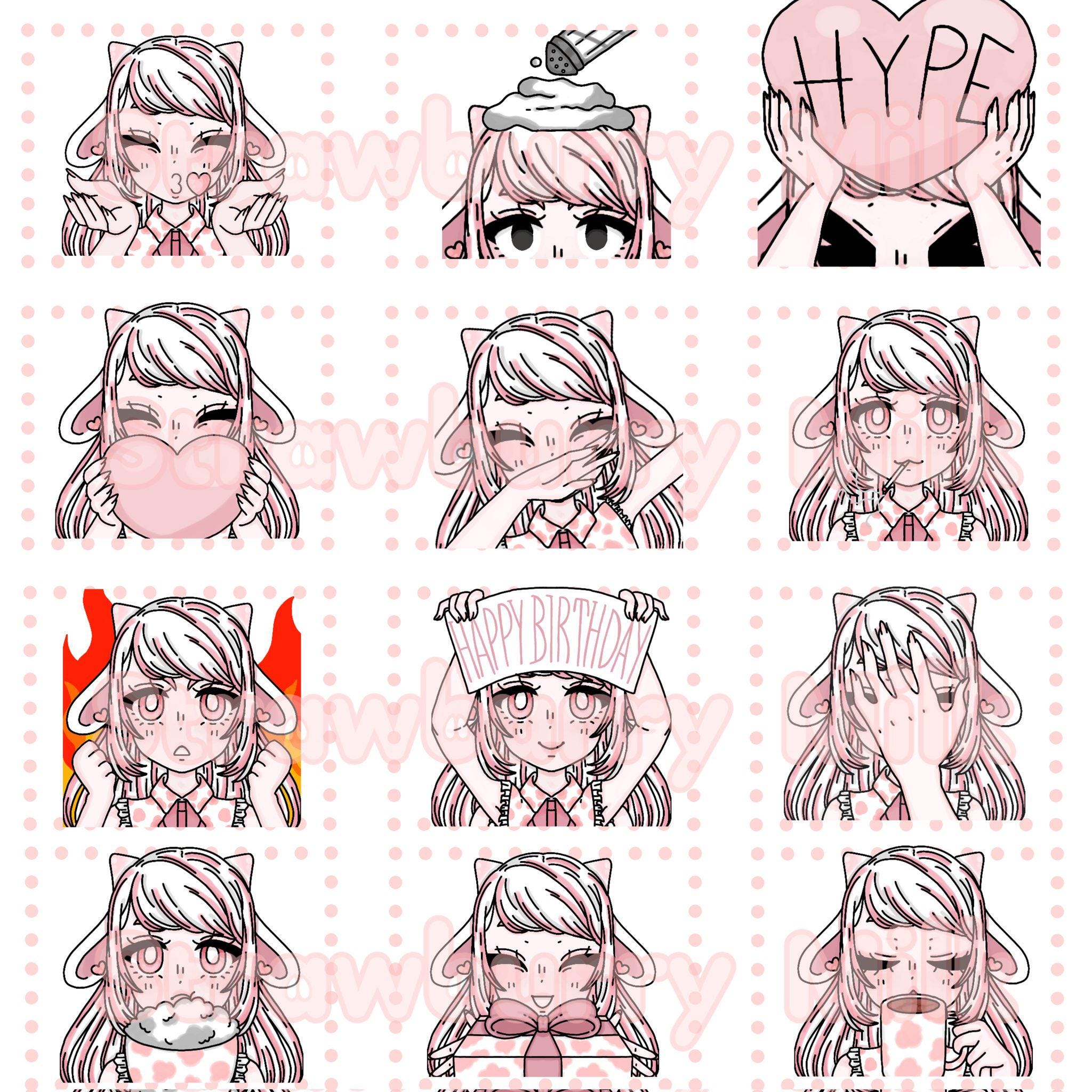 CUSTOM Emotes and Stickers for Twitch, Discord and Youtube, Twitch ...