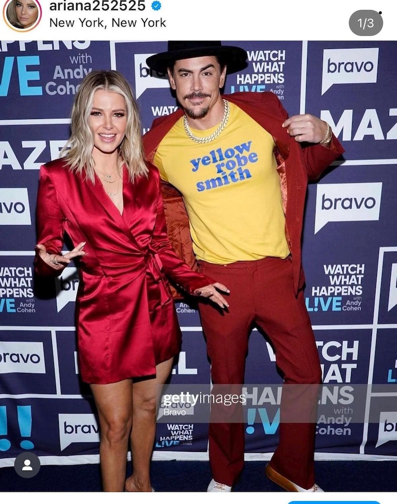 Yellow Robe Smith T-shirt - Ariana Madix - Vanderpump Rules - Bravo - Etsy