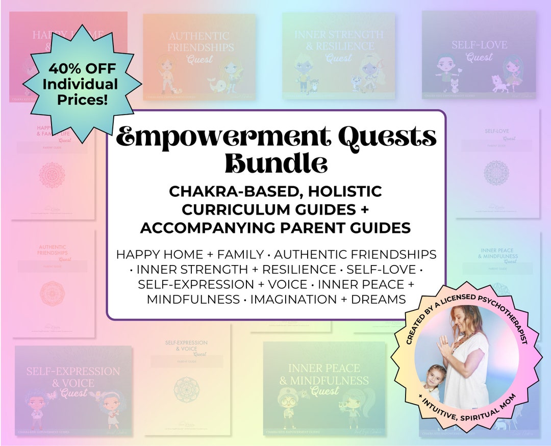 Self Discovery Bundle Kid Social Emotional SEL Curriculum Selflove Self ...