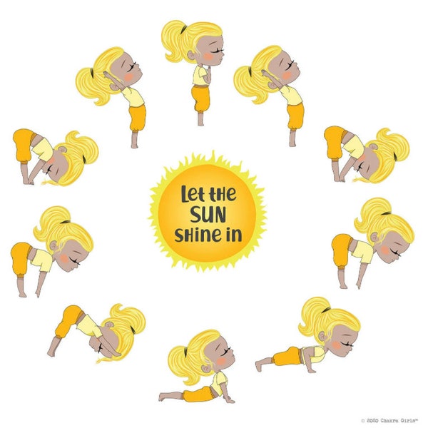 Sun Salutation Poster - Etsy