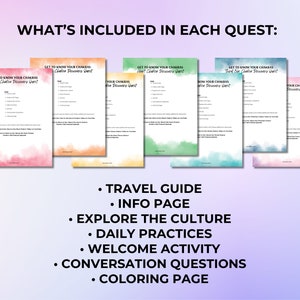 Learning Chakras BUNDLE Kid Self-discovery Quests Beginner Yoga ...