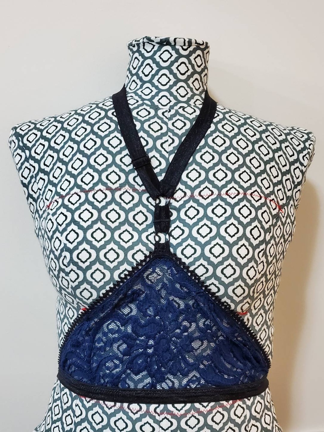 Blue Lace Chest Harness - Etsy