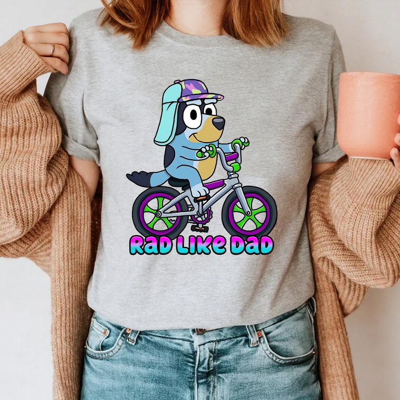 Bluey Png, Rad Like Dad PNG, Bluey Family Png, Decal Files, Vinyl ...