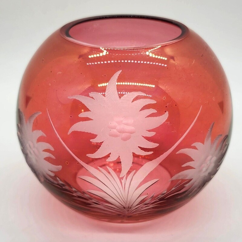 Cranberry Glass - Etsy