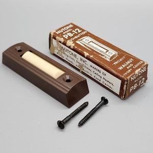 Vintage Nutone PB-12 Push Button for Doorbell NOS - Etsy