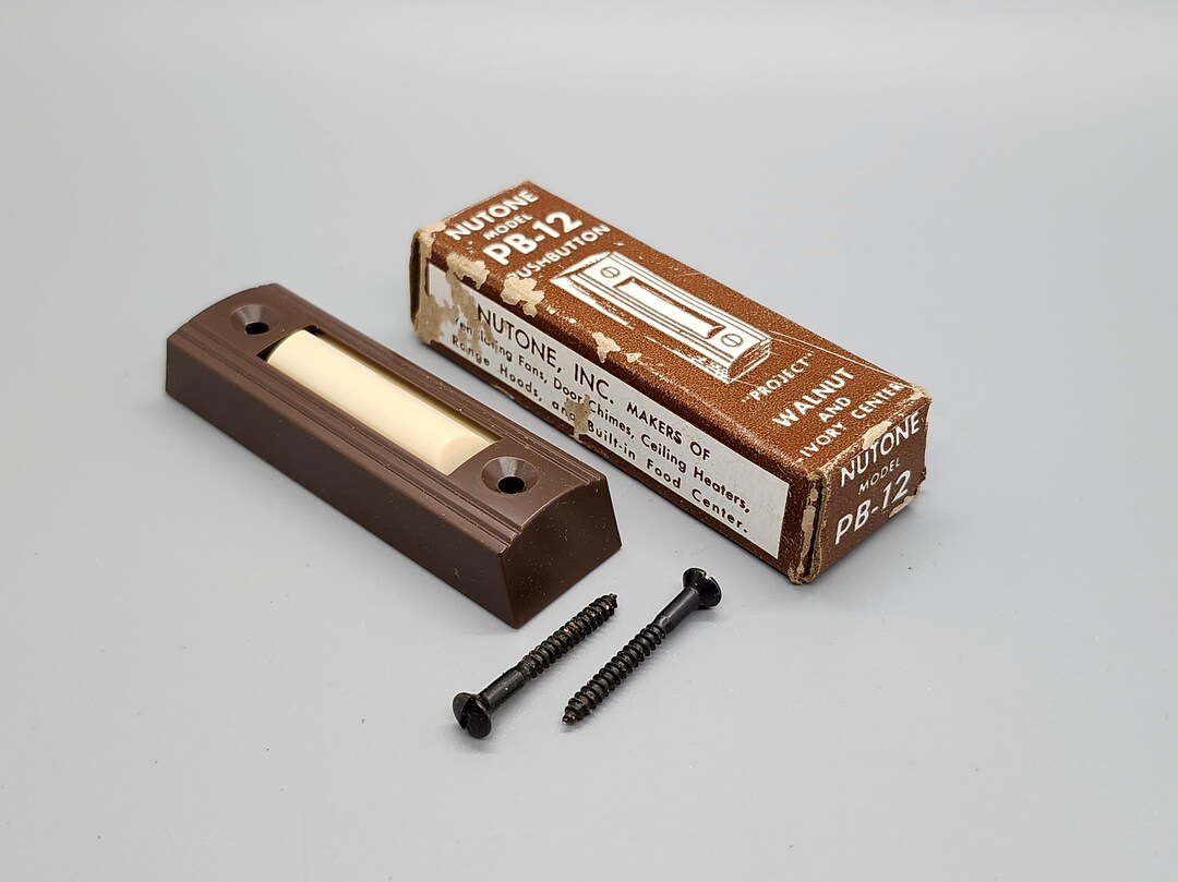 Vintage Nutone PB-12 Push Button for Doorbell NOS - Etsy