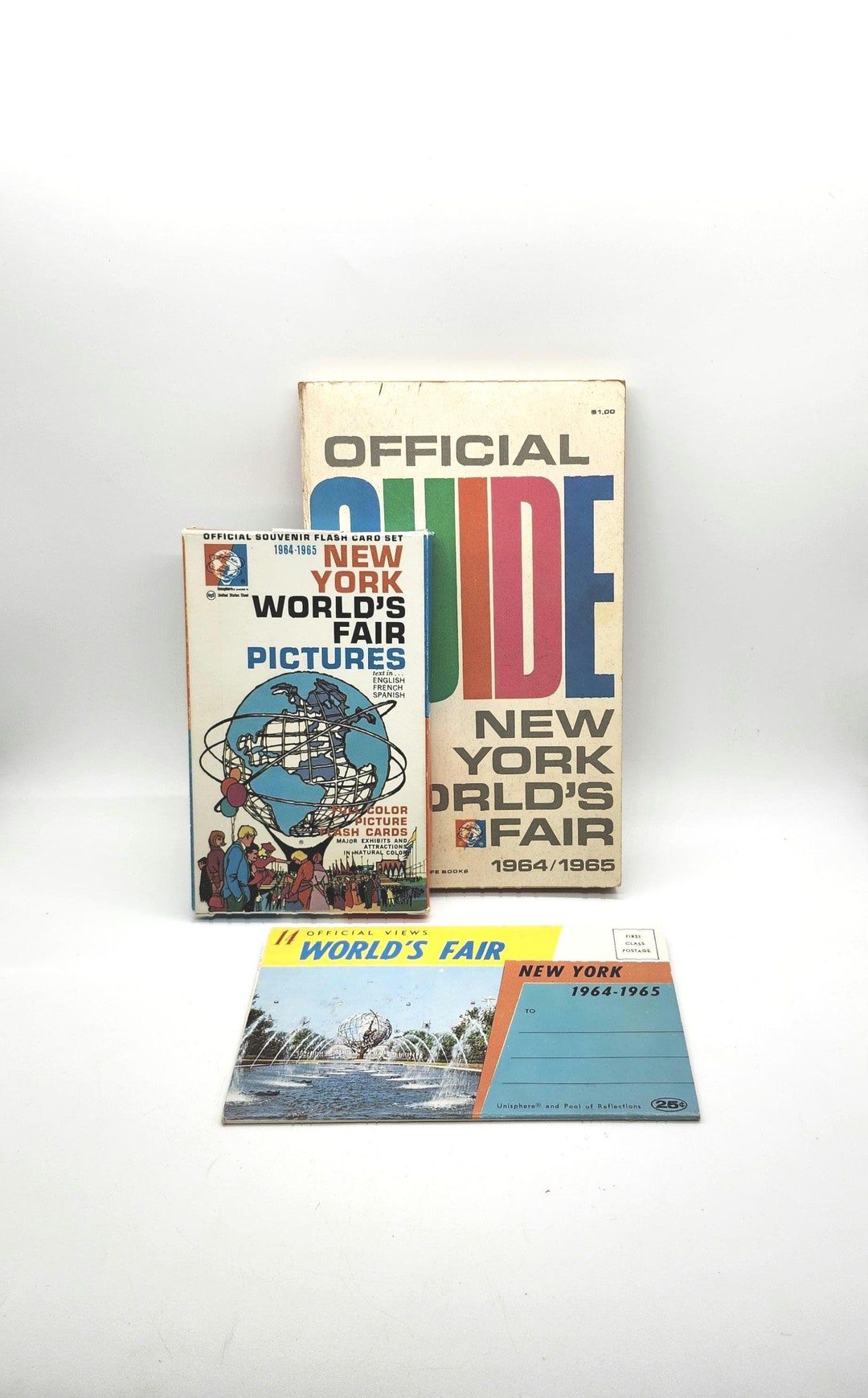Lot of Three (3) 1964/1965 New York World's Fair Memorabilia Items - Etsy