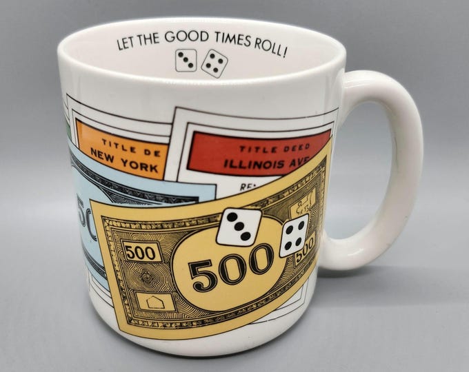 1984 Monopoly Stoneware Mug / "let the Good Times Roll" - Etsy