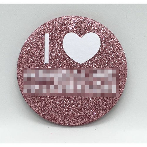 Textured Glitter Buttons | Etsy