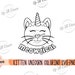 Caticorn Coloring SVG, Kitticorn SVG, Cat Unicorn Coloring Page SVG - Etsy