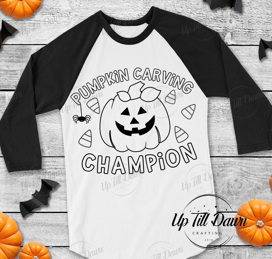 Pumpkin Coloring SVG, Halloween Coloring Shirt SVG, Pumpkin Carving SVG ...