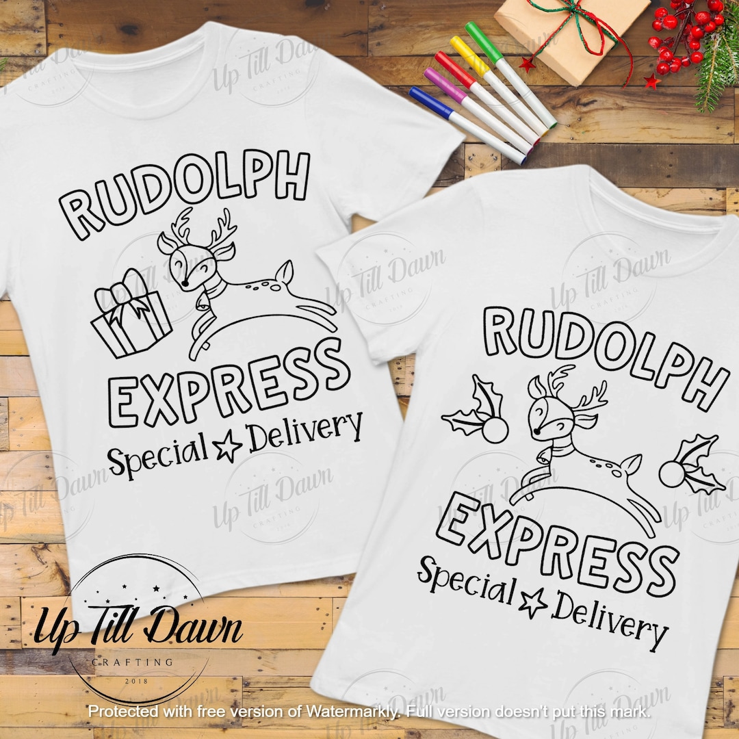 Christmas Coloring SVG, Reindeer Coloring SVG, Christmas Coloring Shirt ...
