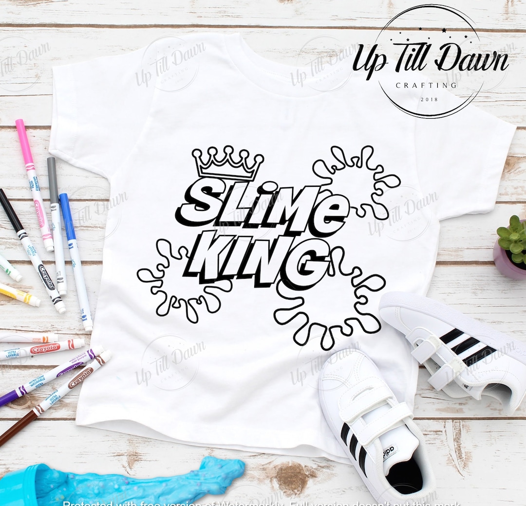 Slime King Coloring SVG, Slime Coloring Page, Slime Coloring Shirt SVG ...