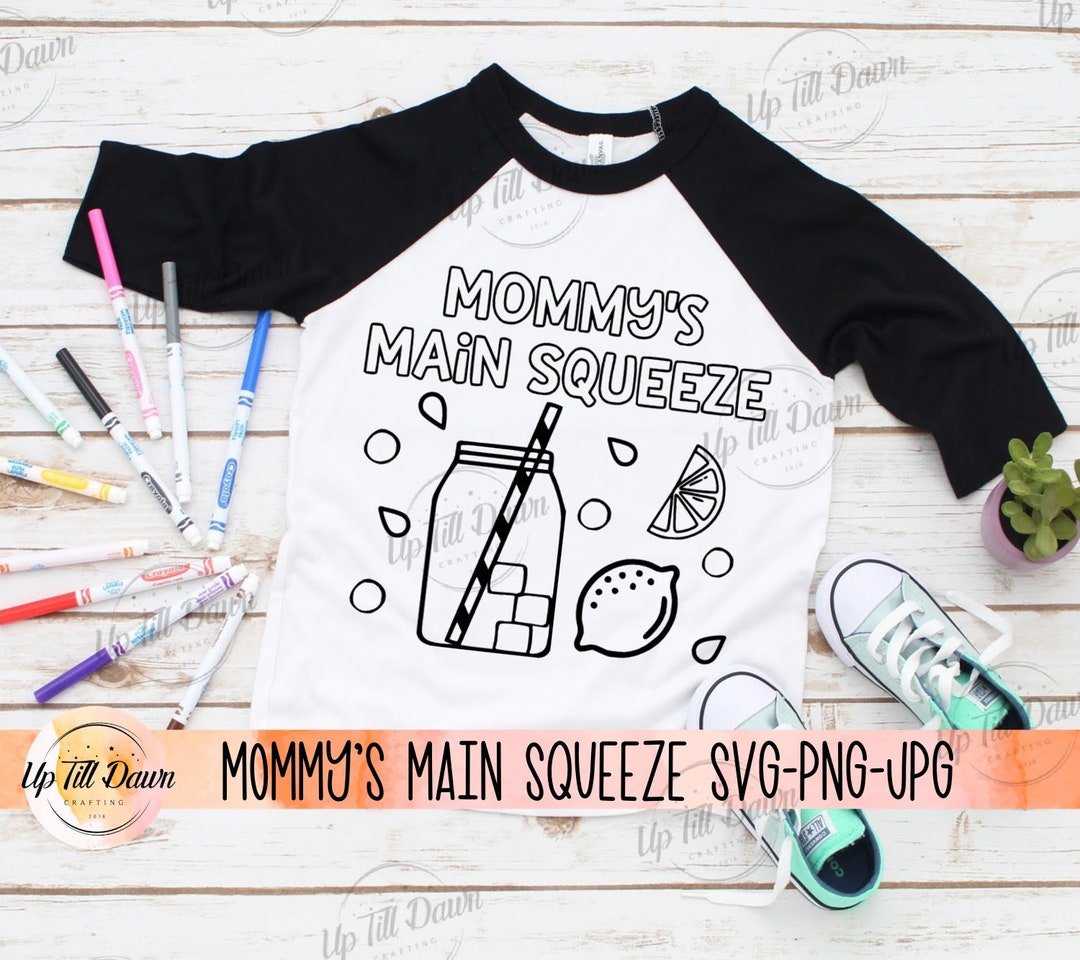 Mommy's Main Squeeze SVG, Lemonade SVG, Summer Coloring SVG, Mother's ...