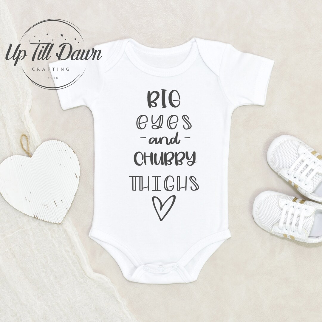 Chubby Thighs Baby Bodysuit SVG ,funny Baby Bodysuit SVG - Etsy