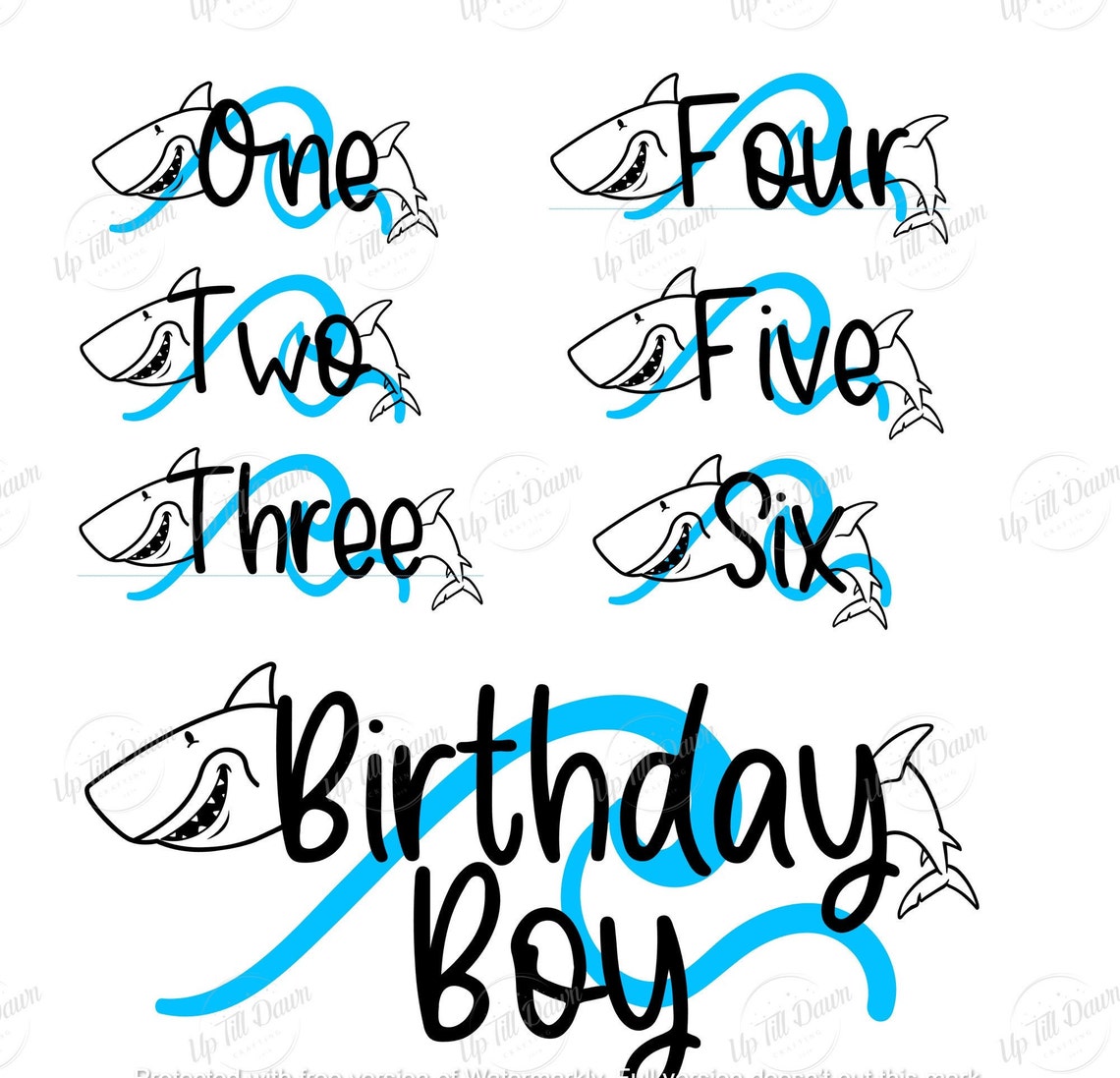 Shark Birthday Boy SVG, Shark Birthday SVG, Shark Shirt SVG - Etsy