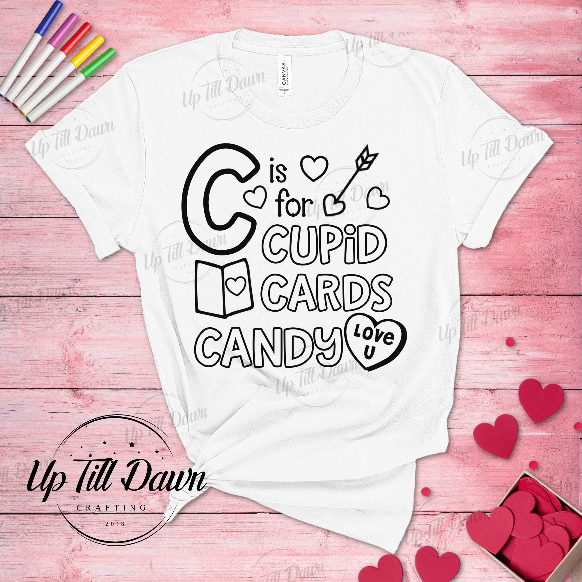 Valentine's Day Coloring Shirt SVG Preschool - Etsy
