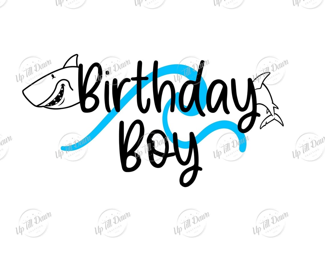Shark Birthday Boy SVG Shark Birthday SVG Shark Shirt SVG - Etsy