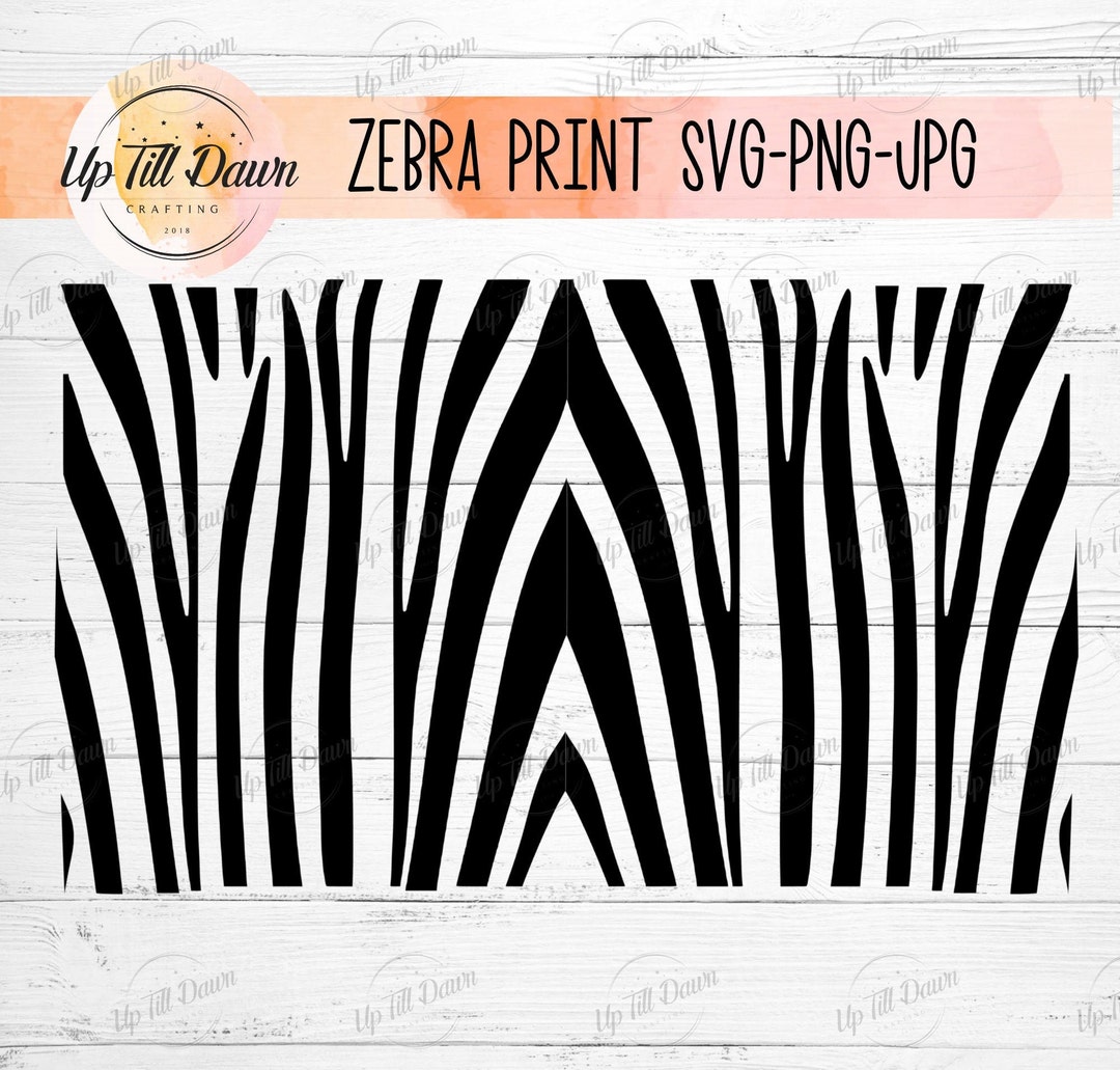 Zebra Print Pattern SVG - Etsy