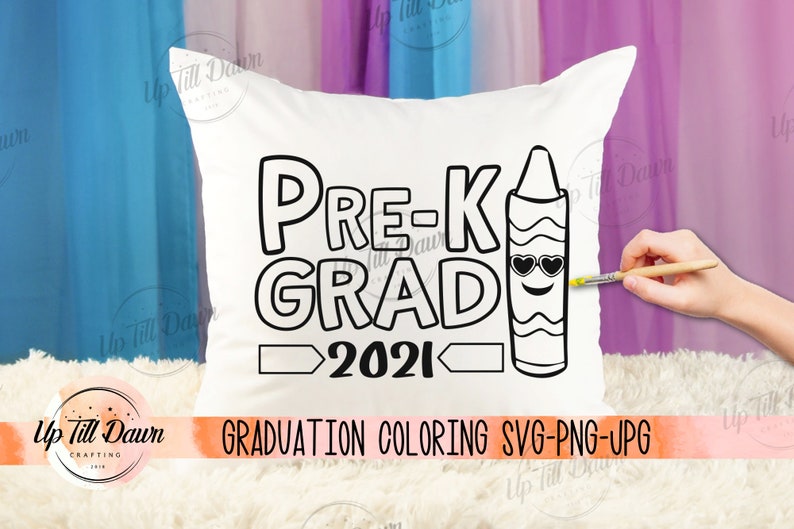 Prek Graduation SVG Pre-k Coloring SVG Pre K Graduation SVG | Etsy
