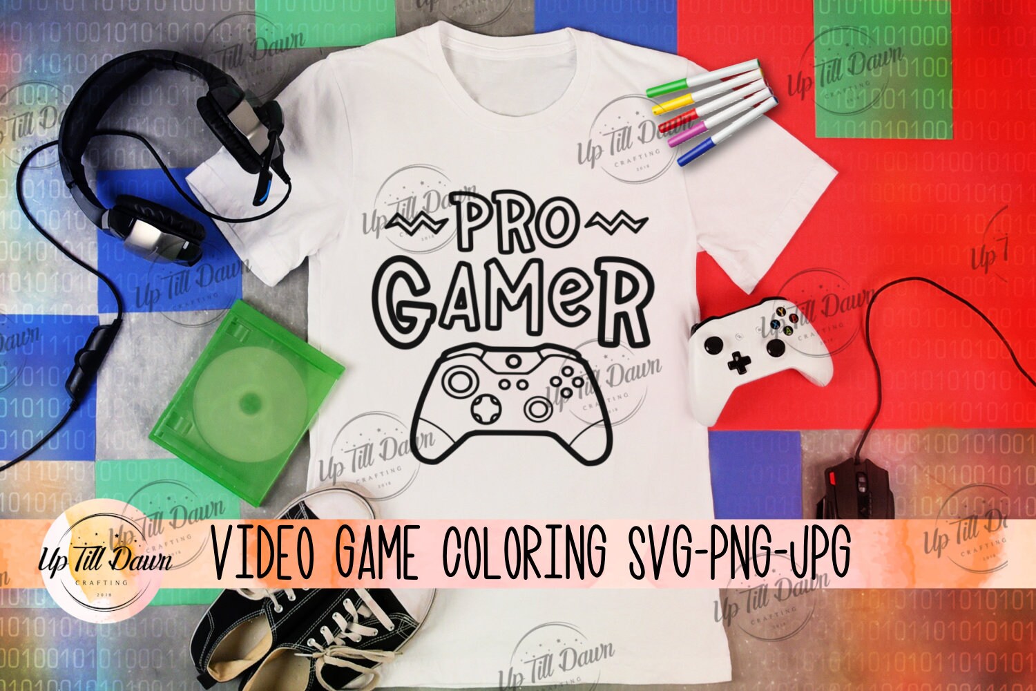 Video Game Coloring SVG, Video Gamer SVG, Pro Gamer SVG, Video Game ...