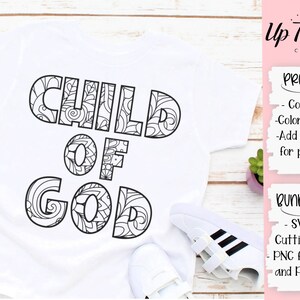 Christian Coloring SVG, Christian Mandala SVG, Bible Verse SVG - Etsy