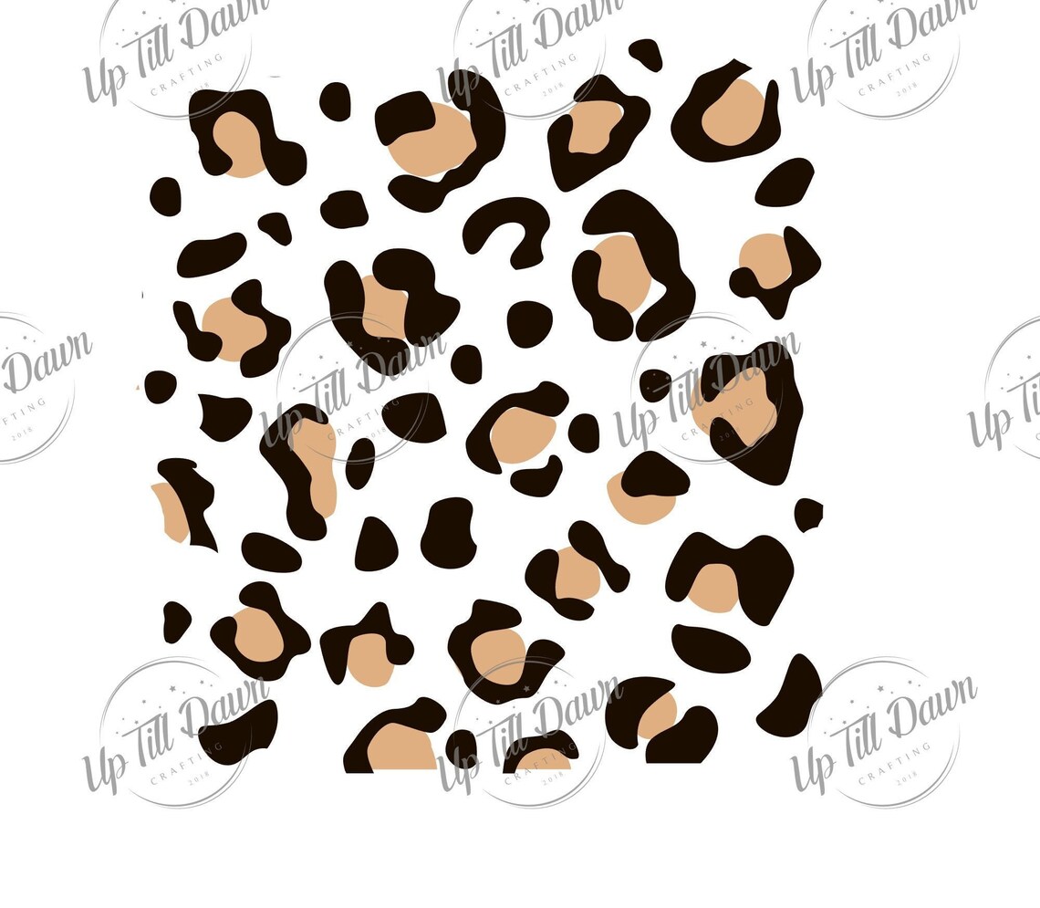 Leopard Print Pattern SVG - Etsy