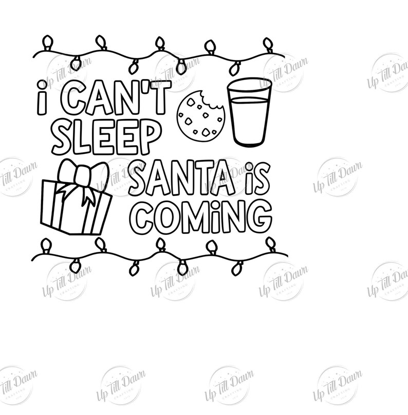 Santa Coloring SVG, Christmas Coloring Shirt SVG - Etsy
