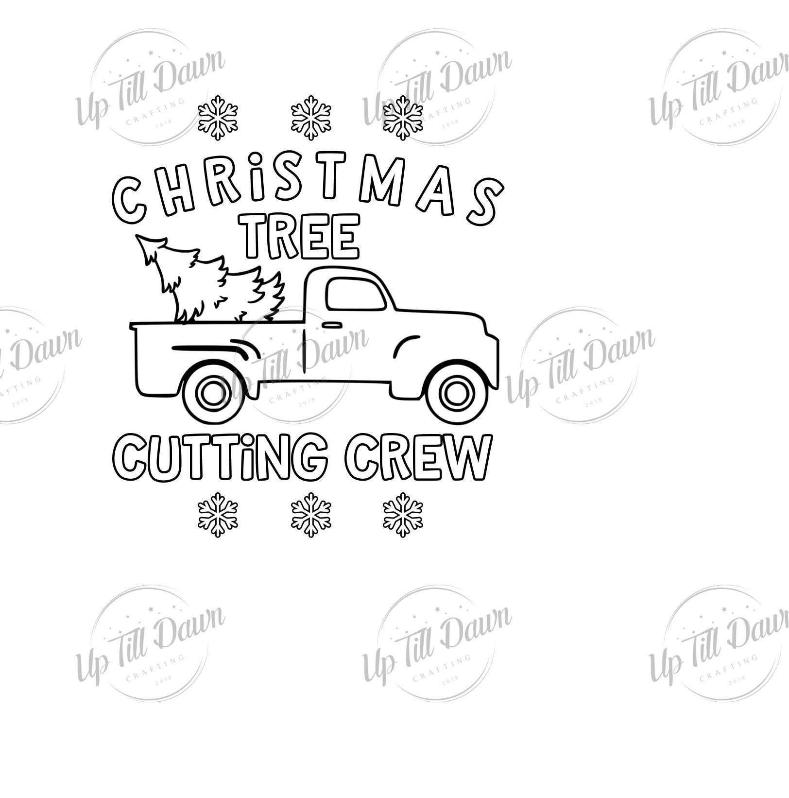 Christmas Tree Cutting Crew SVG, Christmas Tree Coloring Shirt SVG ...