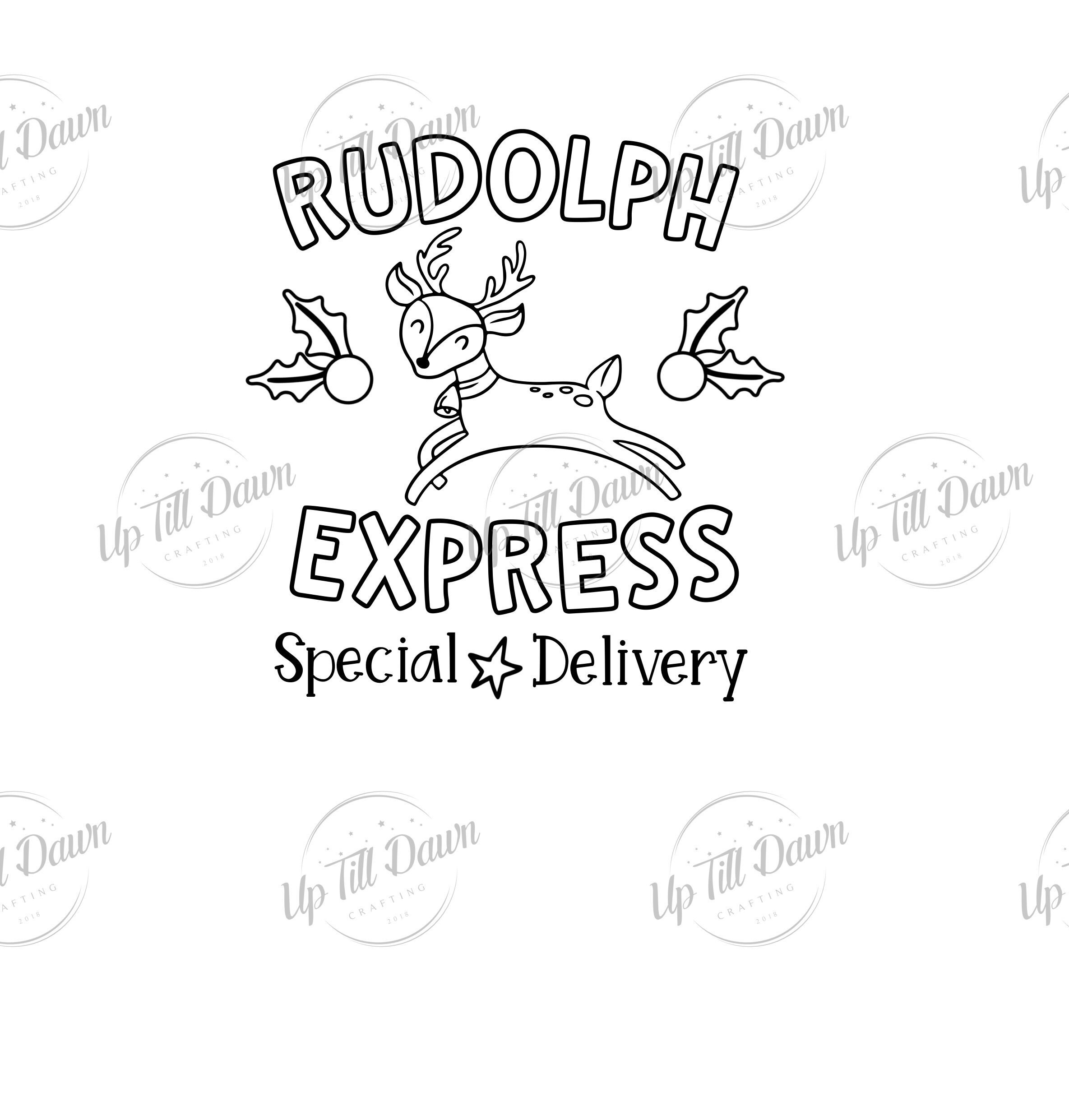 Christmas Coloring SVG Reindeer Coloring SVG Christmas - Etsy