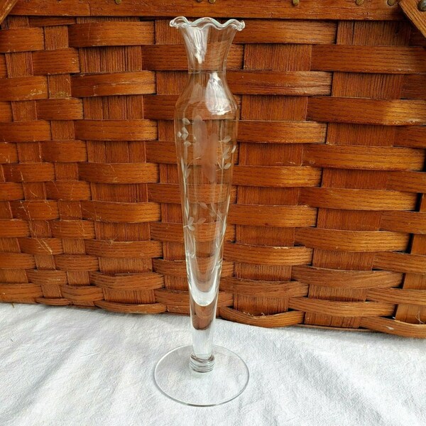 Princess House Crystal Flower Vase - Etsy