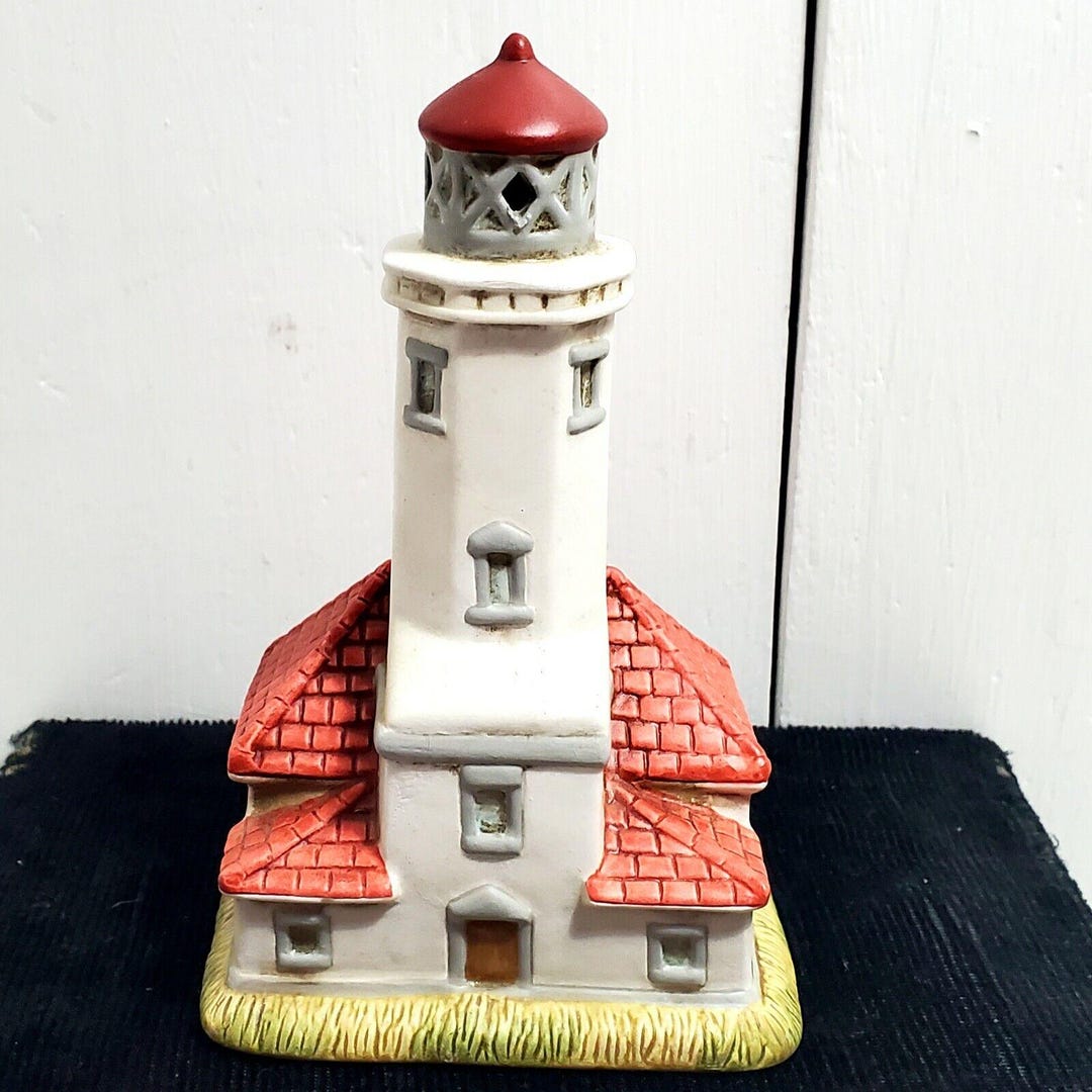 Geo Lefton Point Wilson Lighthouse Mini 6" Vintage Pacific Region 1993 ...