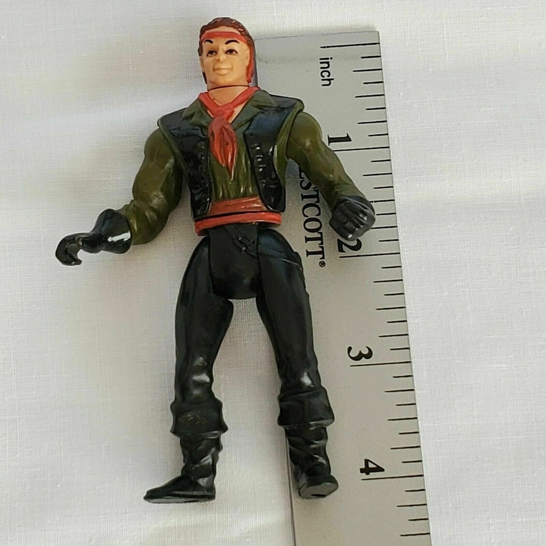 Vintage 4” Swashbuckling Peter Pan Action Figurine Toy 1991 Hook Tri ...