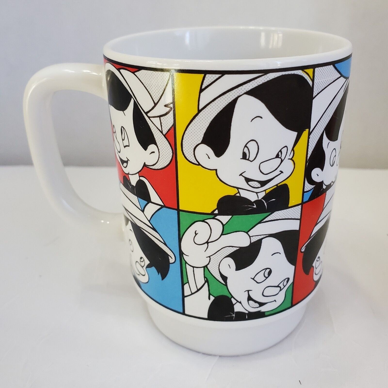 VINTAGE Disney Schmid Pinocchio Musical Coffee Tea Cup Plays Mickey's ...